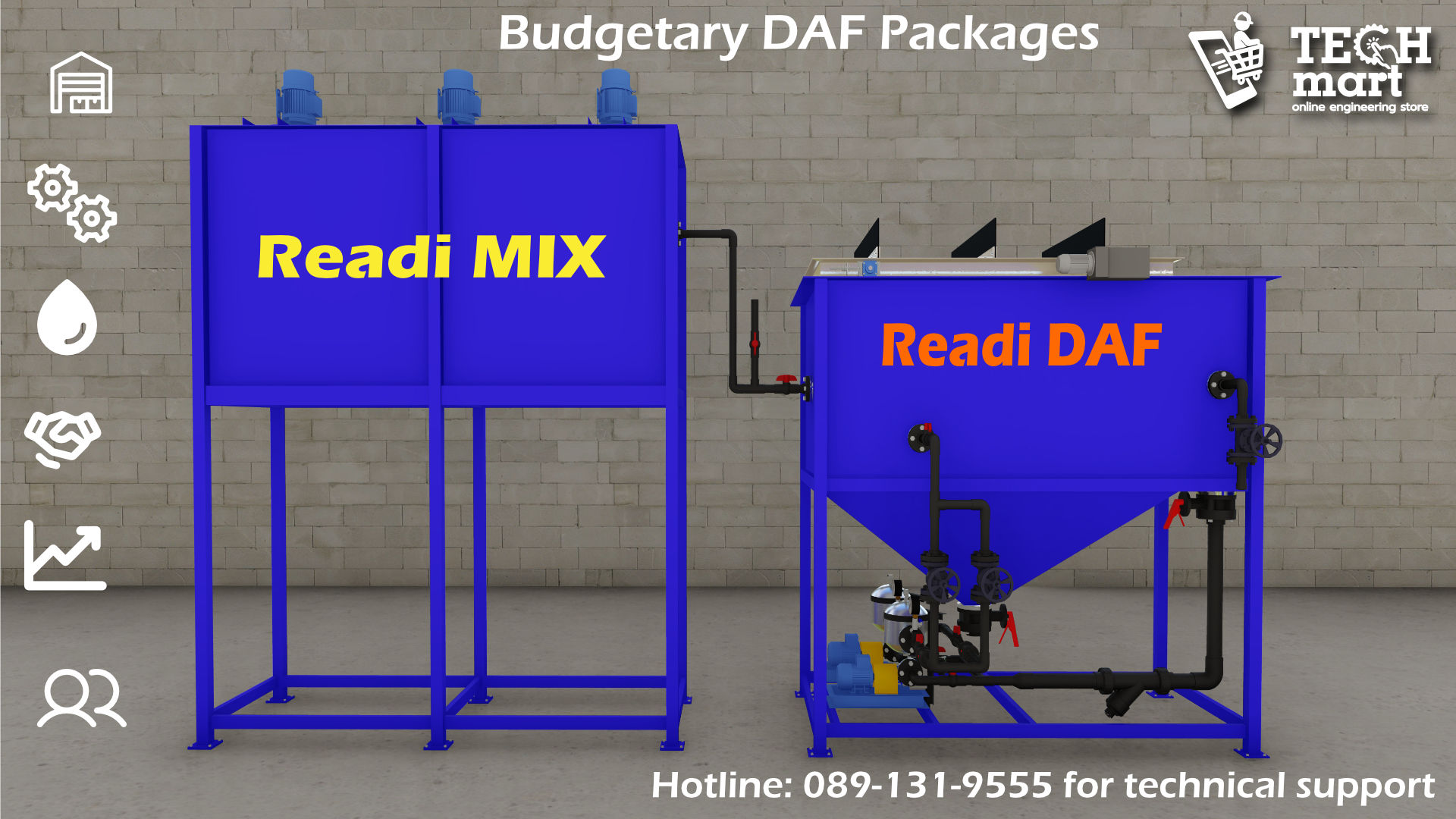 Readi DAF & Readi MIX units - Techmart Equipment & Tool